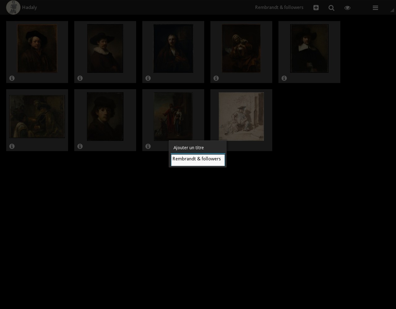 Interface — documentation Hadaly 0.1a1